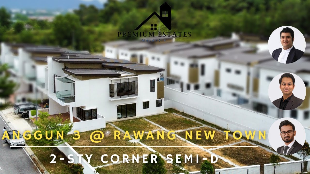 For Sale RM1.69m | Anggun 3 @ Rawang New Town Centre | 2-Storey Corner ...