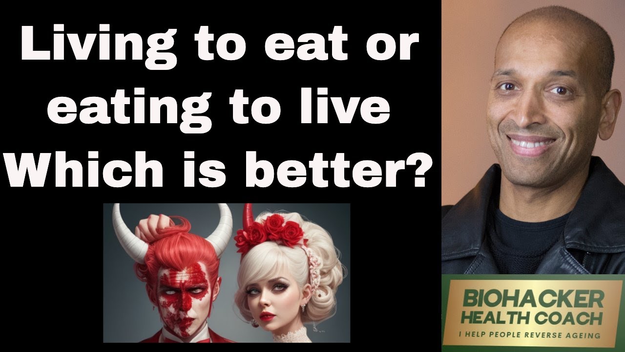 Living to eat or eating to live, Which is better? - YouTube