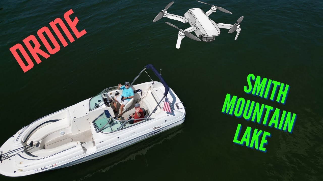 Chasing a Boat around Smith Mountain Lake by Drone (4K) - YouTube
