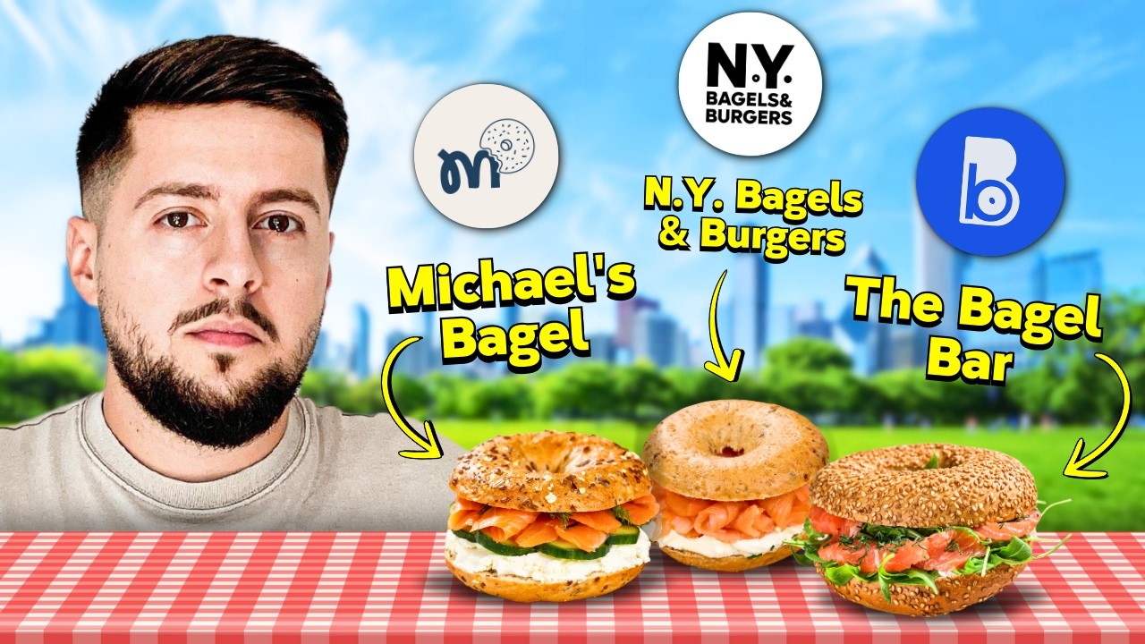 AM TESTAT CEI MAI BUNI BAGELS DIN BUCURESTI - YouTube