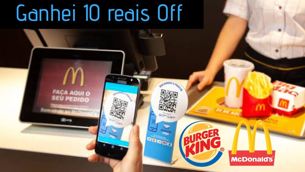 COMO GANHAR 10$ OFF NO MC BK - COM MERCADO PAGO - YouTube
