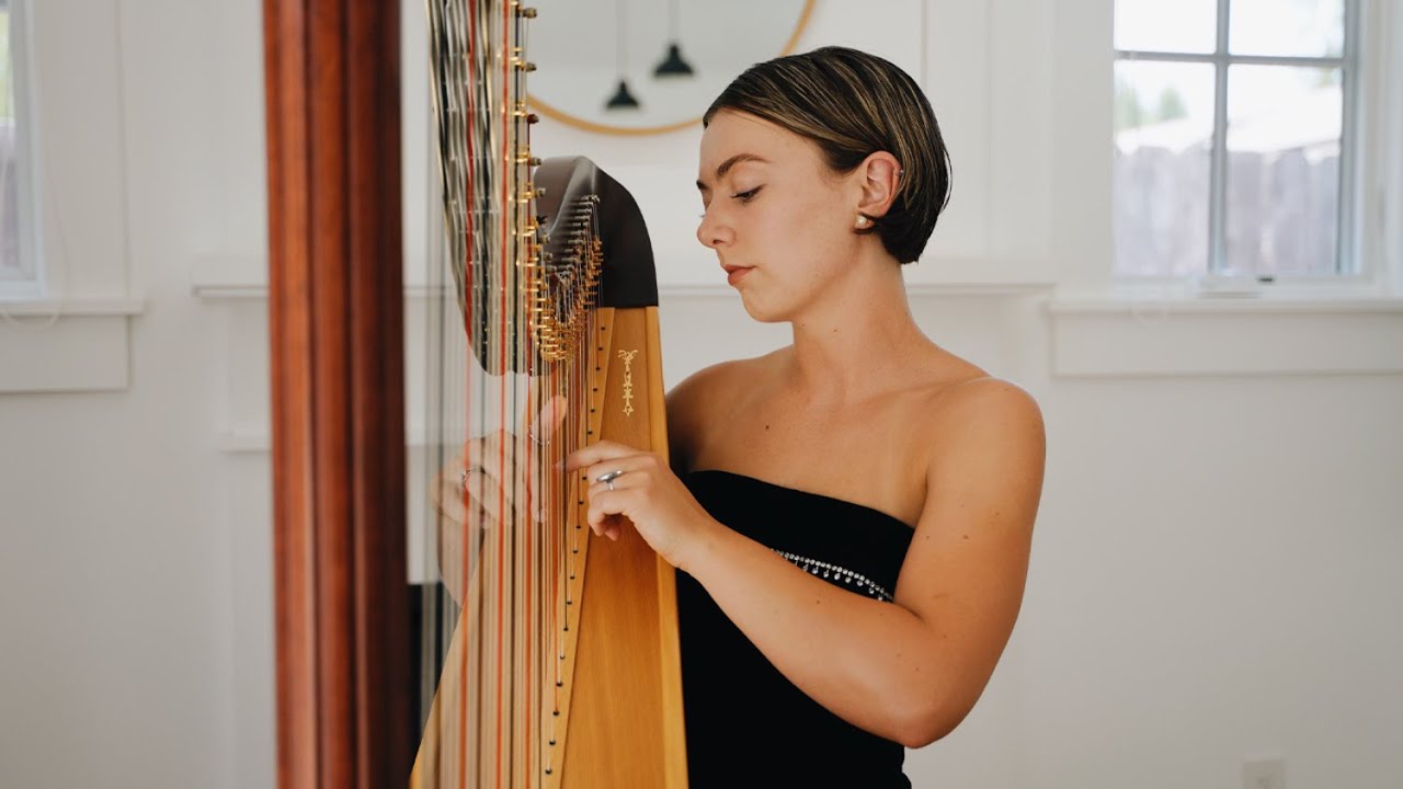 A Time for Us (Love Theme from Romeo & Juliet) Performed on the Harp ...