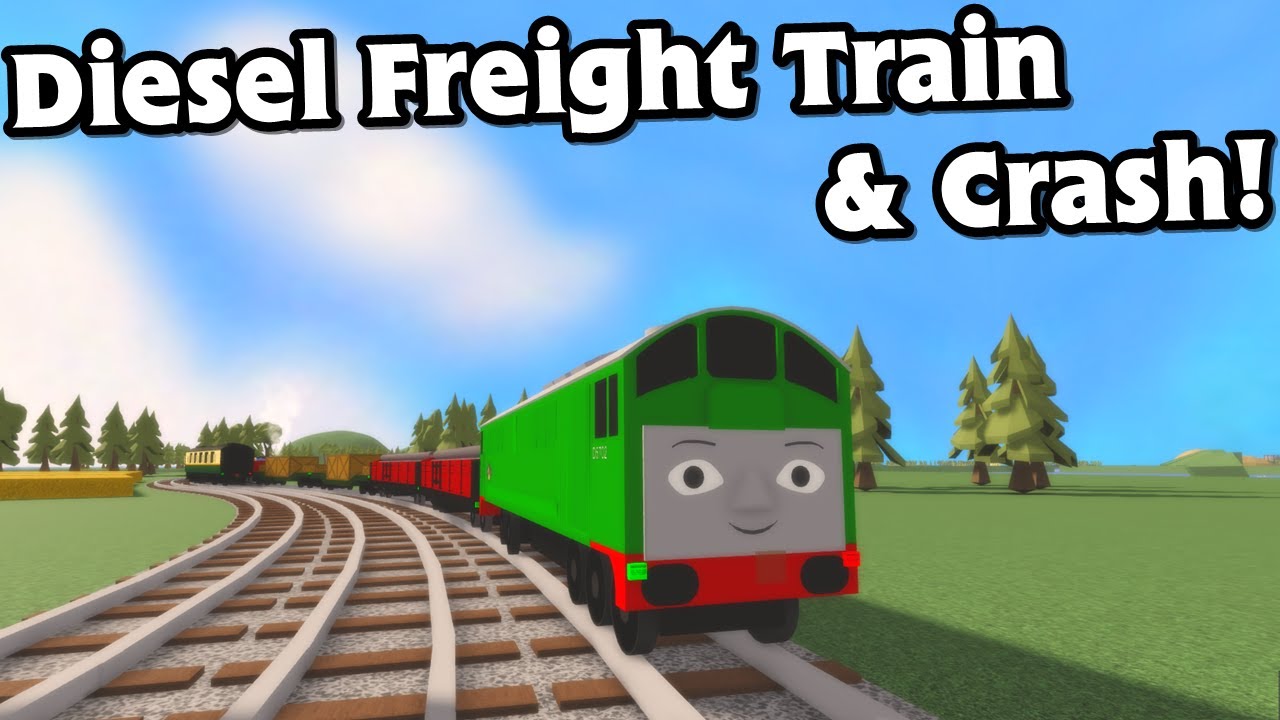 Thomas And Friends Pulling Freight Train And Crashed - YouTube