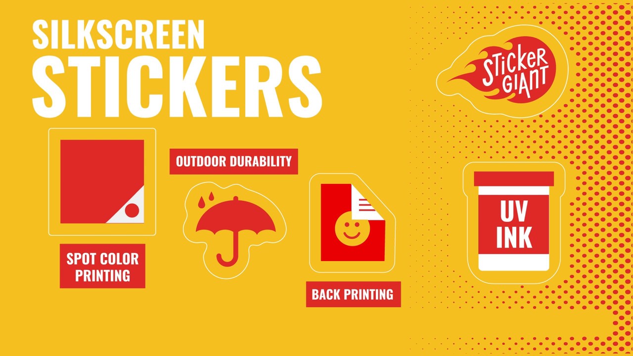 What are Silkscreen Stickers? - YouTube