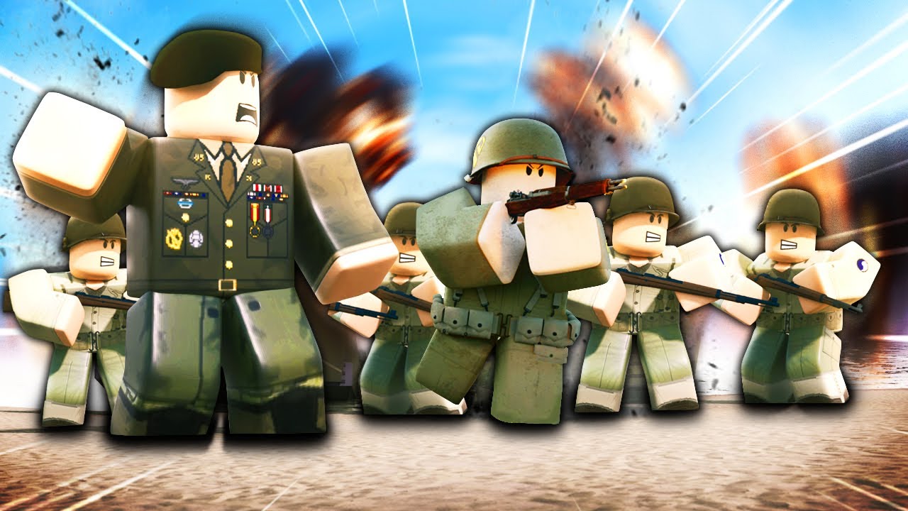 I command a 100 Player RAID on ROBLOX WW2 D-DAY - YouTube