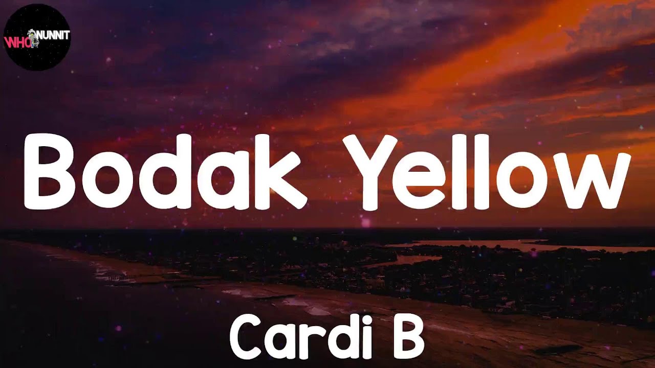 Bodak Yellow (Lyrics) - Cardi B - YouTube