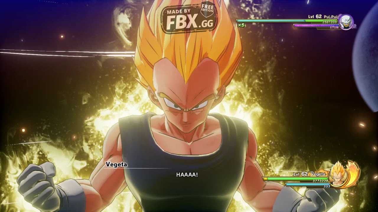 Vegeta Vs Pui Pui and Goku Vs Yakon @ DRAGON BALL Z KAKAROT - YouTube