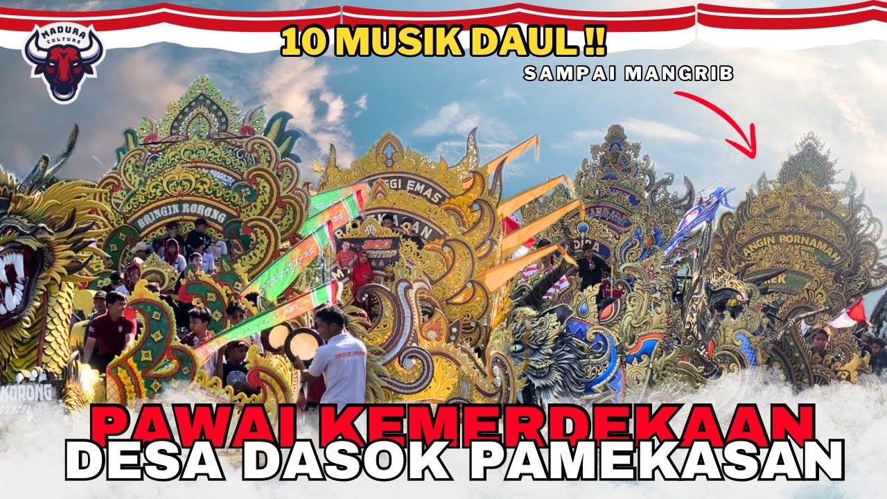 10 UL DAUL MERIAHKAN PAWAI KEMERDEKAAN‼️DESA DASOK PAMEKASAN🔥# ...