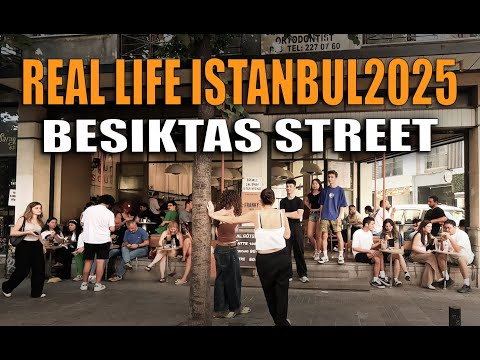 Istanbul Turkey 2025 | Real Life in BESIKTAS Cafes, Bars, Street Foods & Local Vibes