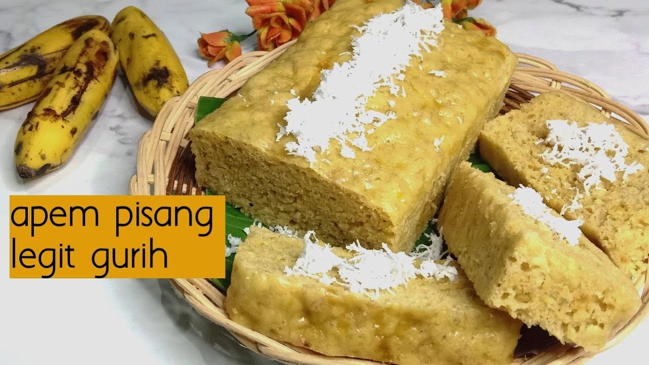 APEM PISANG KUKUS PAKAI TERIGU ANTI GAGAL - YouTube