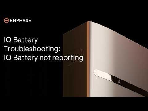 Troubleshooting IQ Battery: IQ Battery not reporting - YouTube