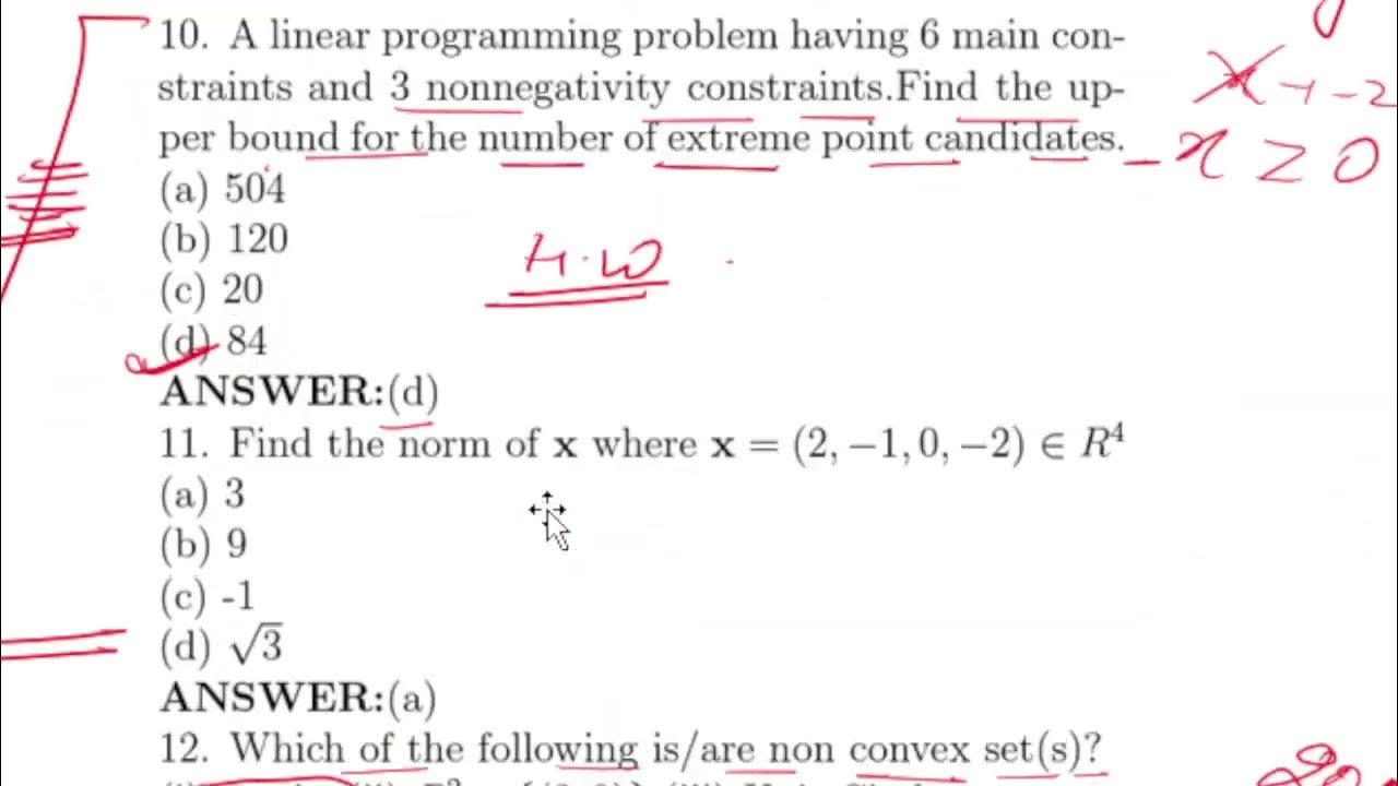 Linear Programming Practice Questions | DSSSB Statistical Assistant | Statistical Assistant ...
