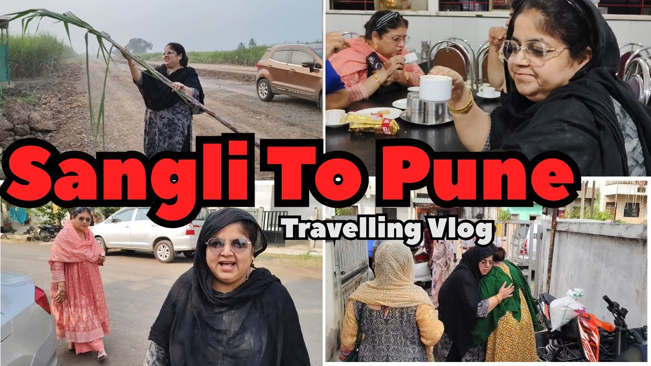 Sangli to Pune Vlog | Travelling Back To Pune | Travel Vlog With Family ...