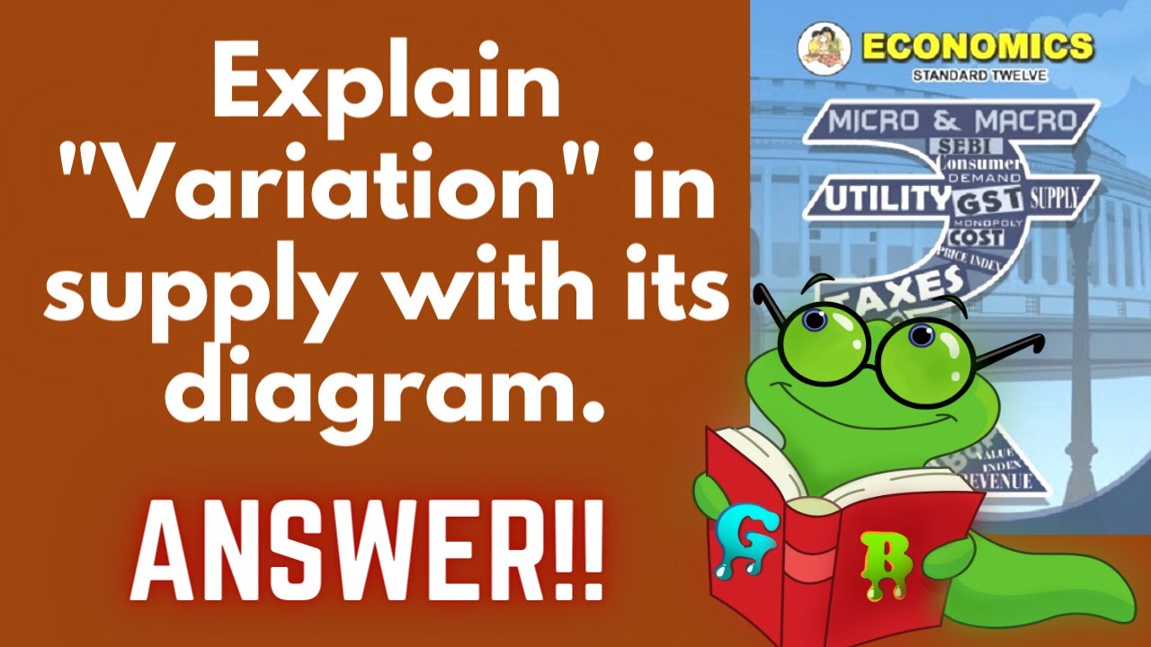 Explain Variation in supply with its diagram - YouTube
