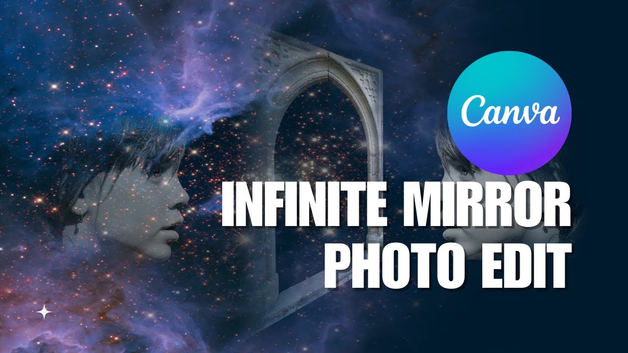 How To Create Infinite Mirror Photo Edit In Canva? Quick & Easy Way To ...