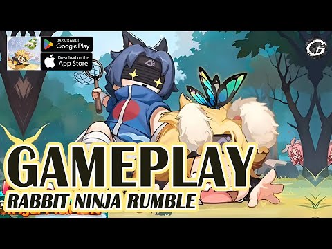 RABBIT NINJA RUMBLE GAMEPLAY - MOBILE GAME (ANDROID/IOS) - YouTube