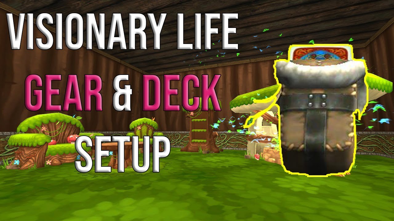 Wizard101: Visionary Life Pvp Gear & Deck Setup - YouTube