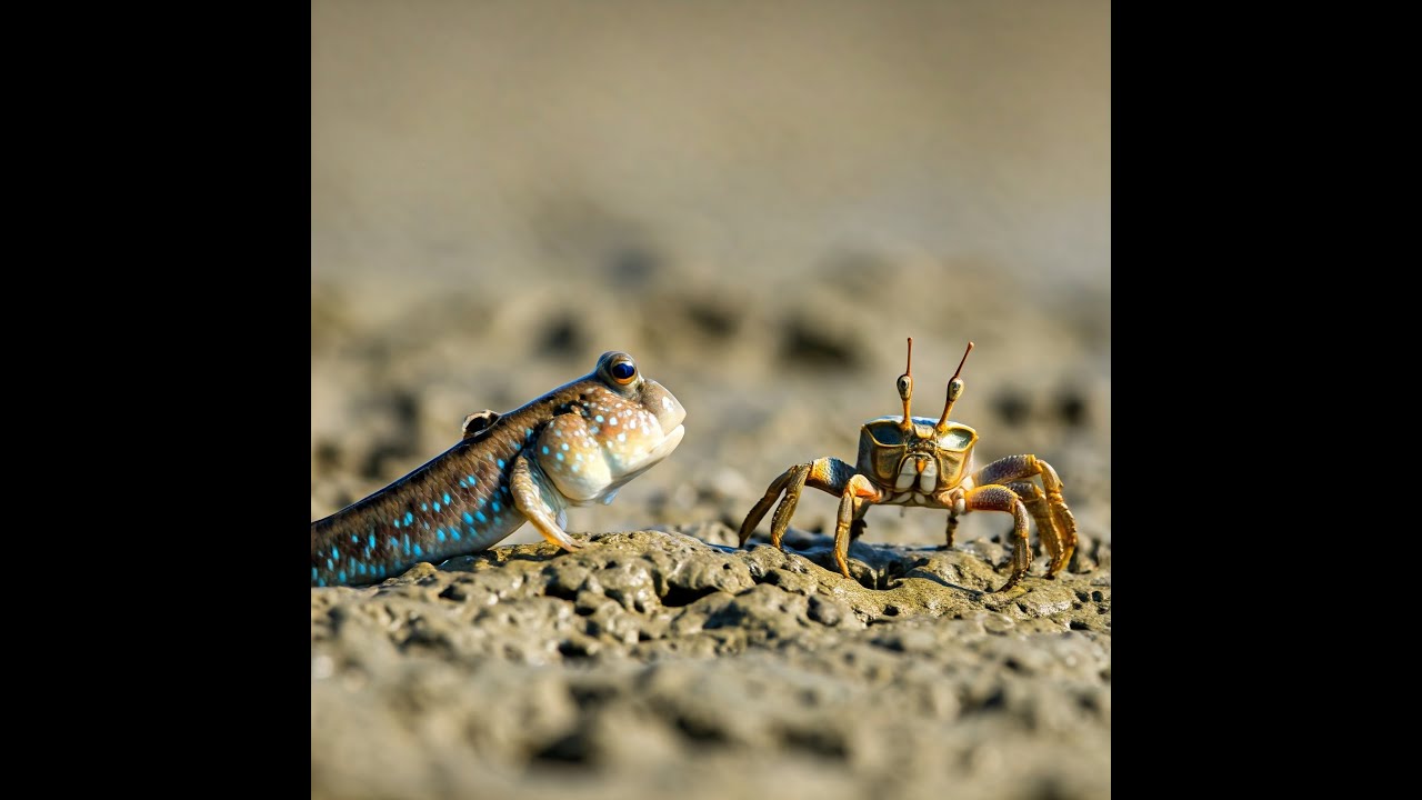 Mudskipper vs Fiddler Crab Showdown! VEED - YouTube