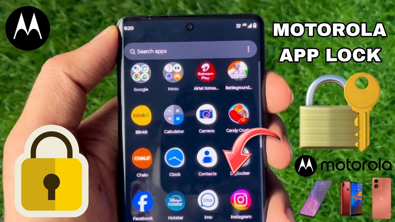 MOTOROLA APPS LOCK SETTING || HOW TO LOCK APPS IN MOTOROLA PHONE ...