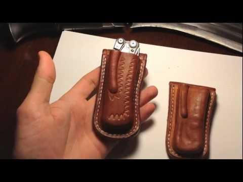 leatherman custom sheath - YouTube