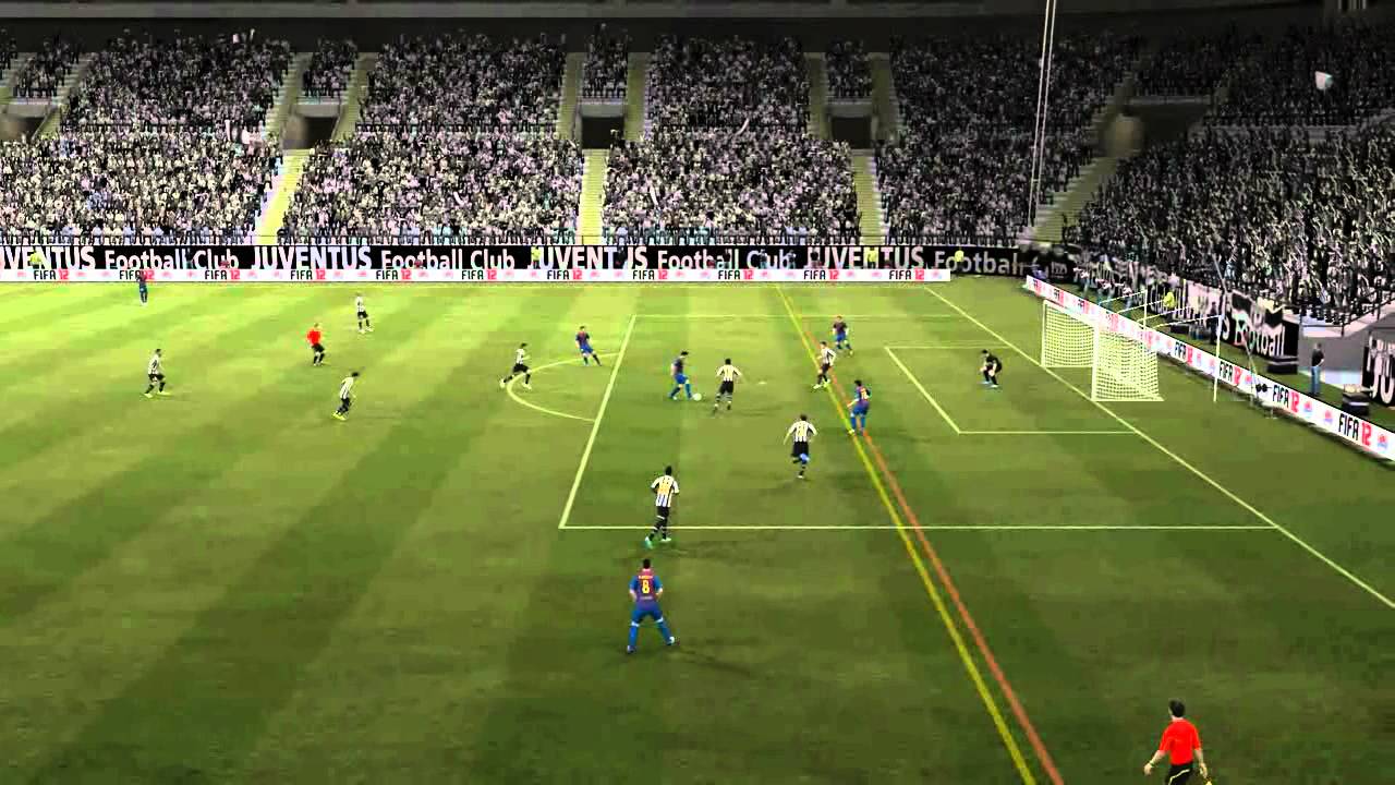 FIFA 12 PC Gameplay Juventus vs Barcelona 2nd half - YouTube