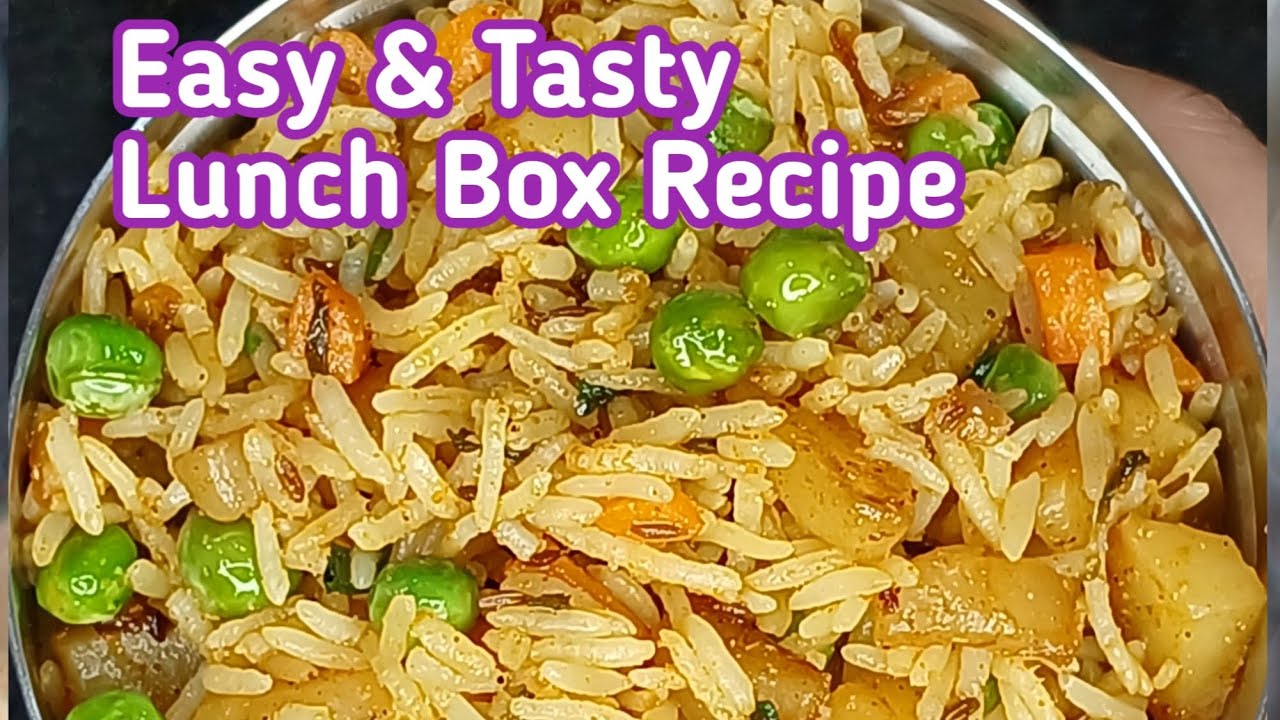 No Ginger No Garlic Lunch Box Recipe//Easy Healthy and Tasty Lunch Box ...