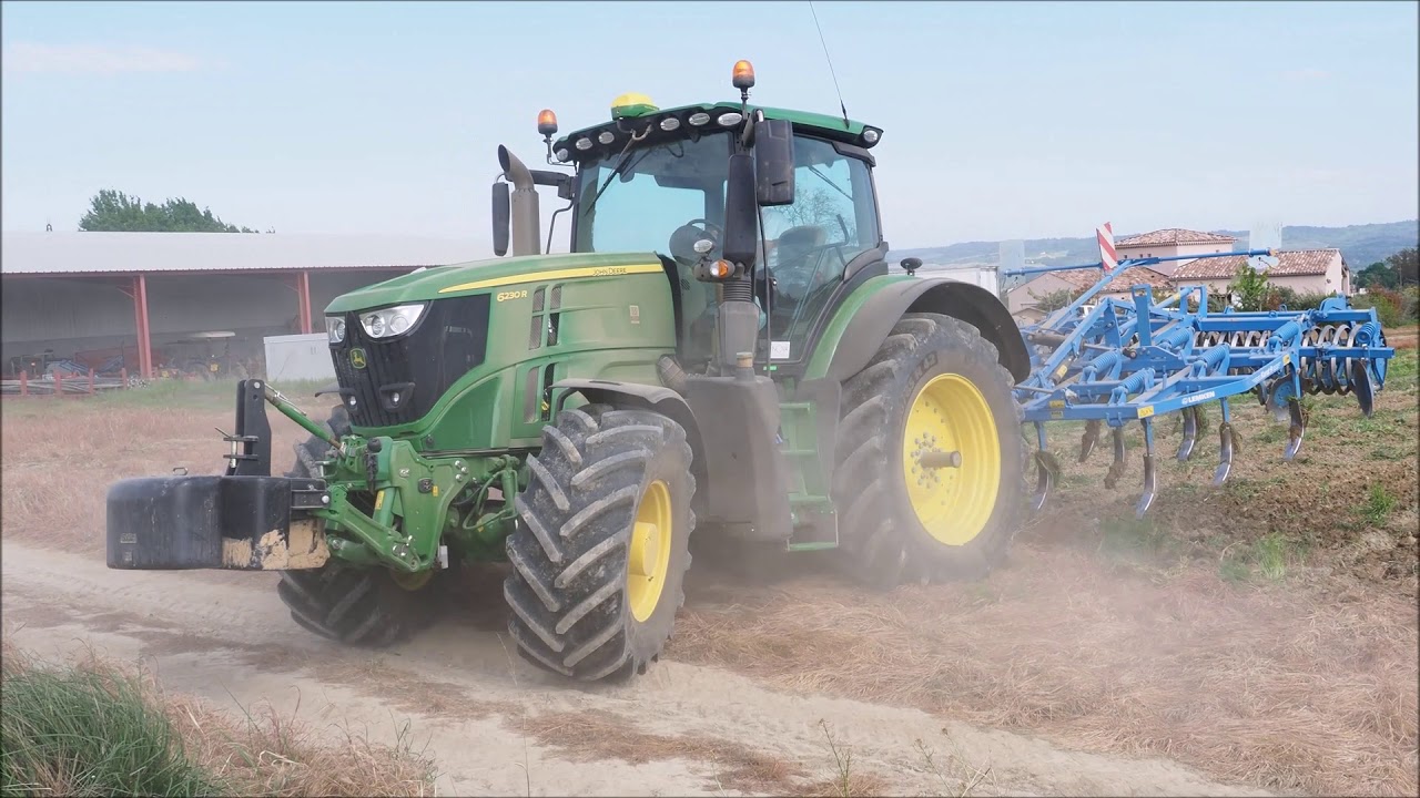 Essai John Deere 6230R Command Pro - YouTube