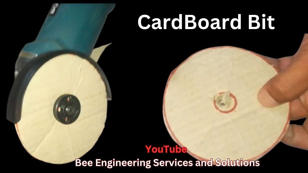 What happens if you Use a piece of Cardboard to an Angle Grinder? Tips ...