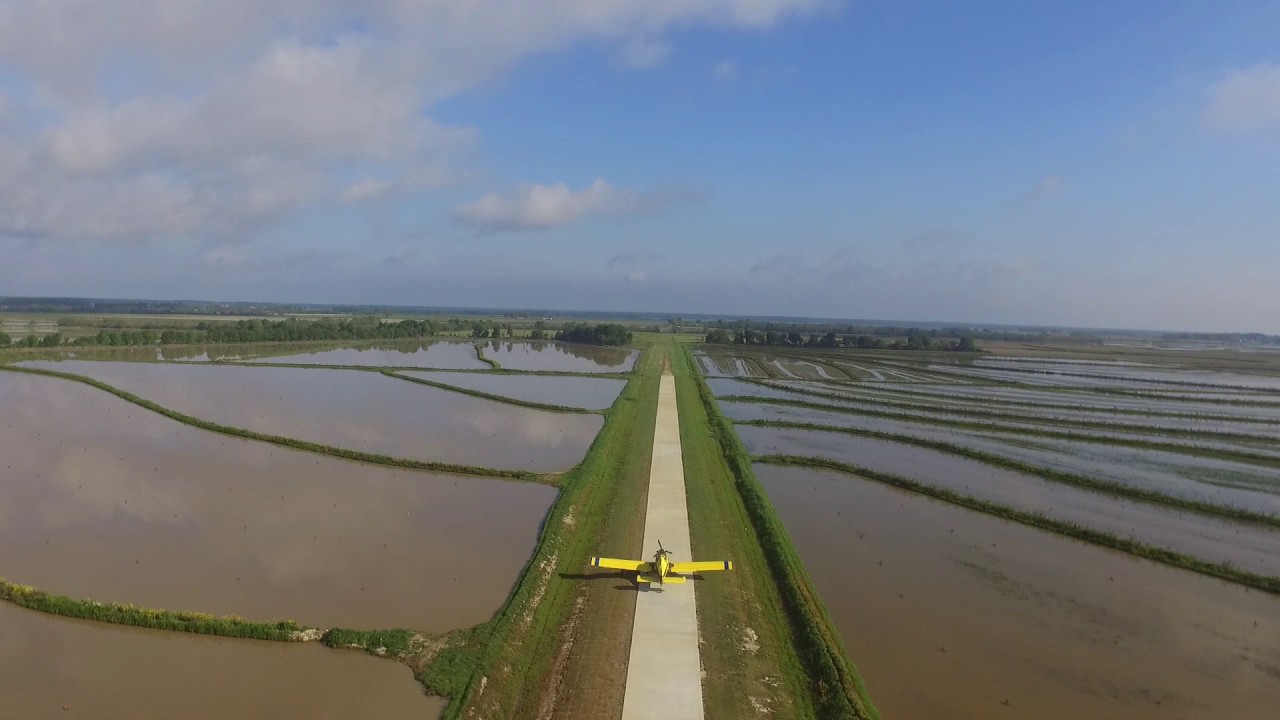 Flooded Rice Fields - Ready for Planting - YouTube