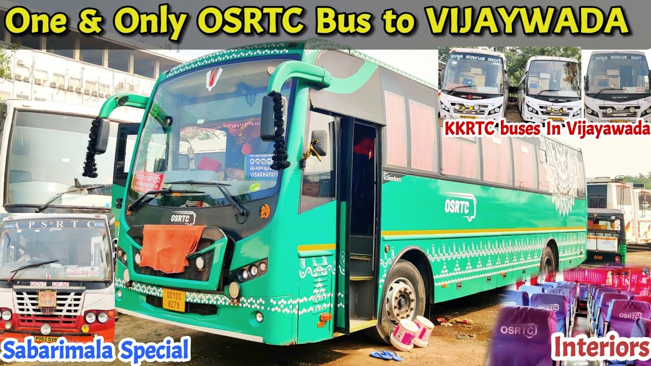 One & Only OSRTC (Odisha) Bus to Vijaywada | Route , Interior Review # ...