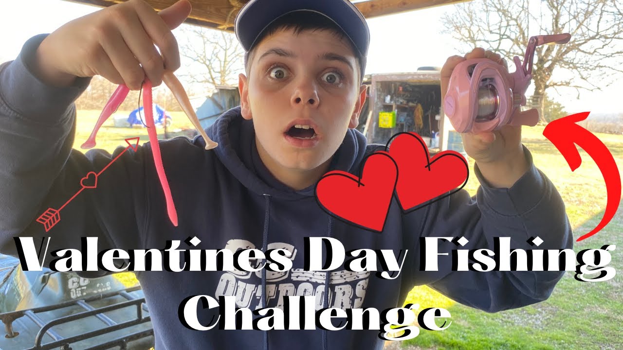 VALENTINE"S Day Fishing Challenge!!! (Big Bass) - YouTube