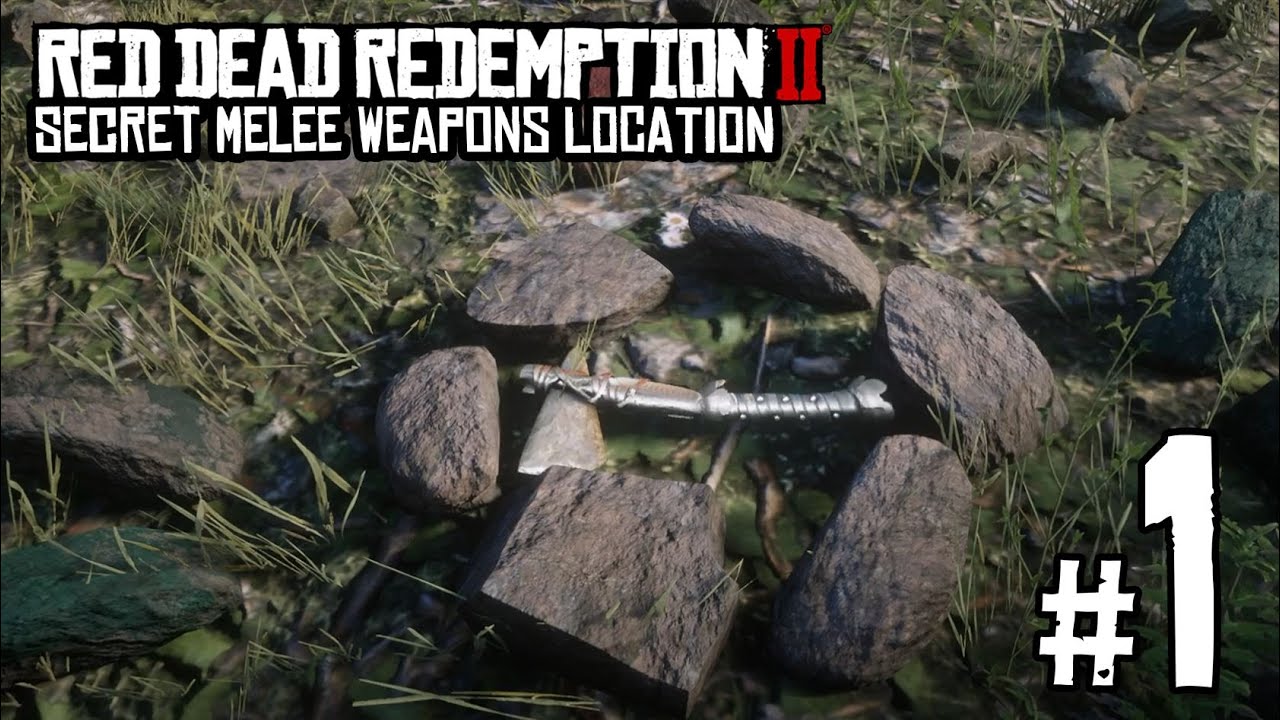 레드데드리뎀션2 비밀 근접무기 위치#1(Red Dead Redemption 2 secret Melee Weapons ...