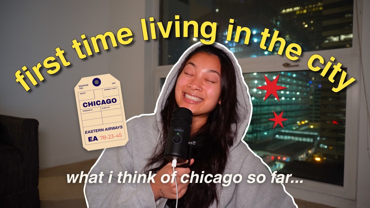 living in chicago for a month! (straight yapping) - YouTube