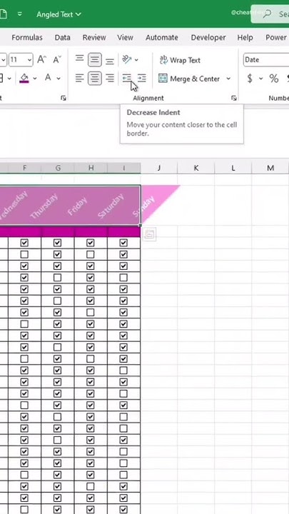 How To Angle Text In Excel Data Excel Exceltips Exceltipsandtricks Exceltricks Dataentry