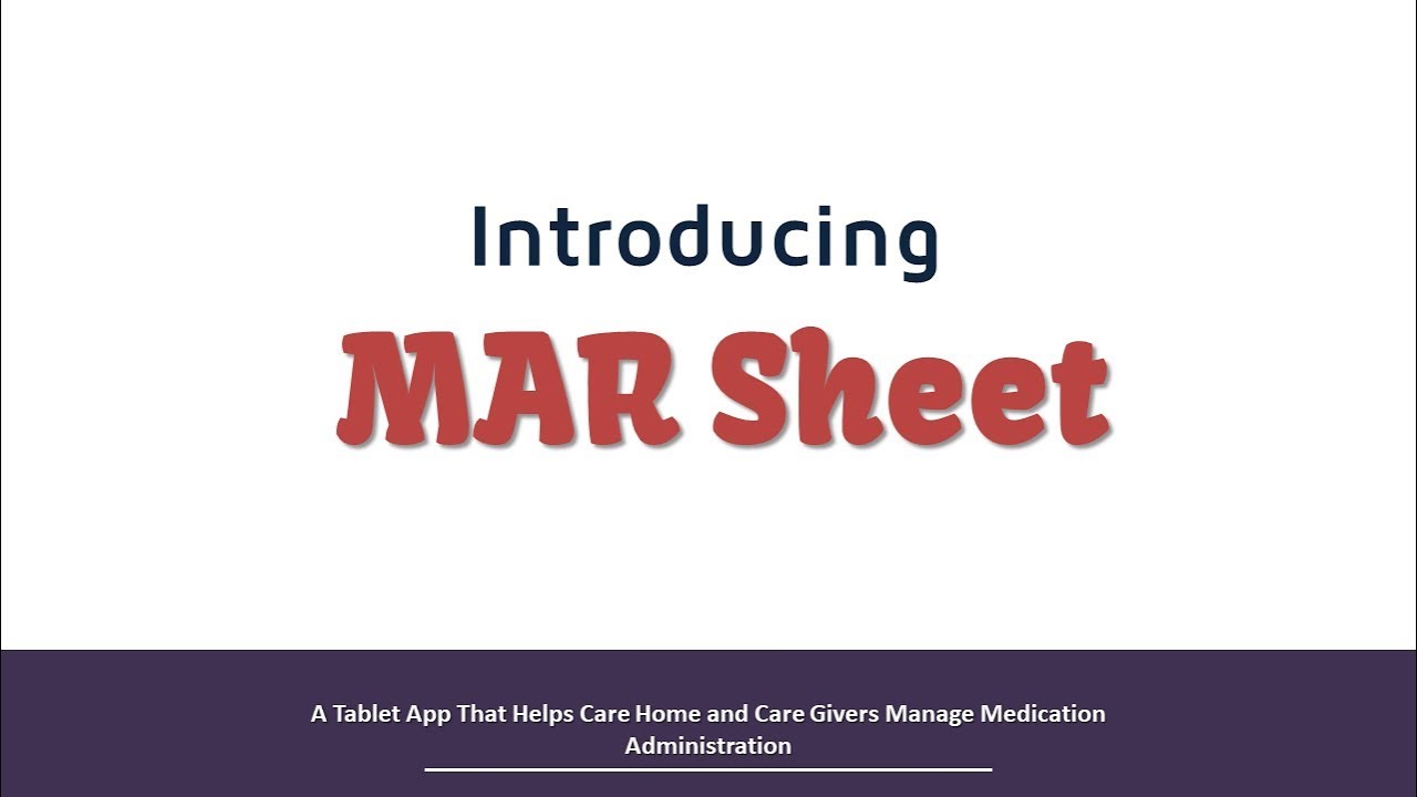 MAR Sheet Tablet App Prototype Overview Designed in Axure RP 7 0 - YouTube