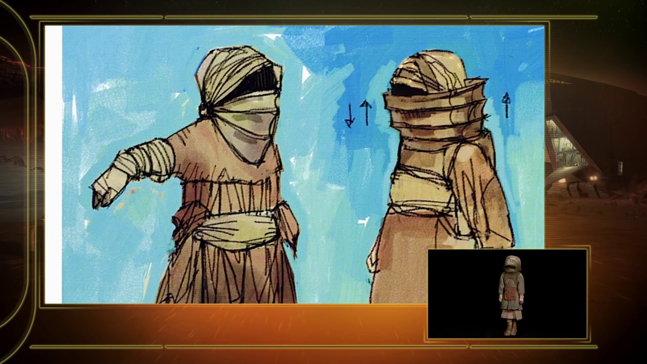 Star Wars Episode II Tusken Raider Woman And Child Costume Featurette ...