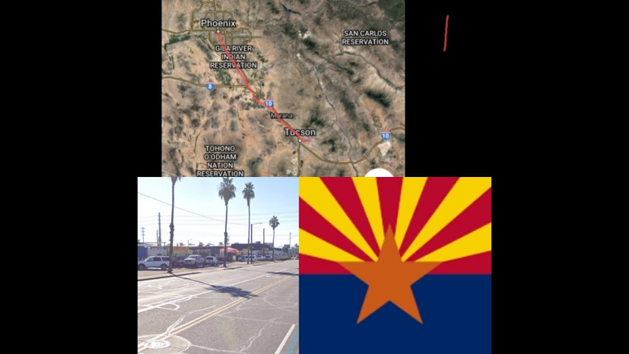 A google maps from Phoenix to Tucson az - YouTube