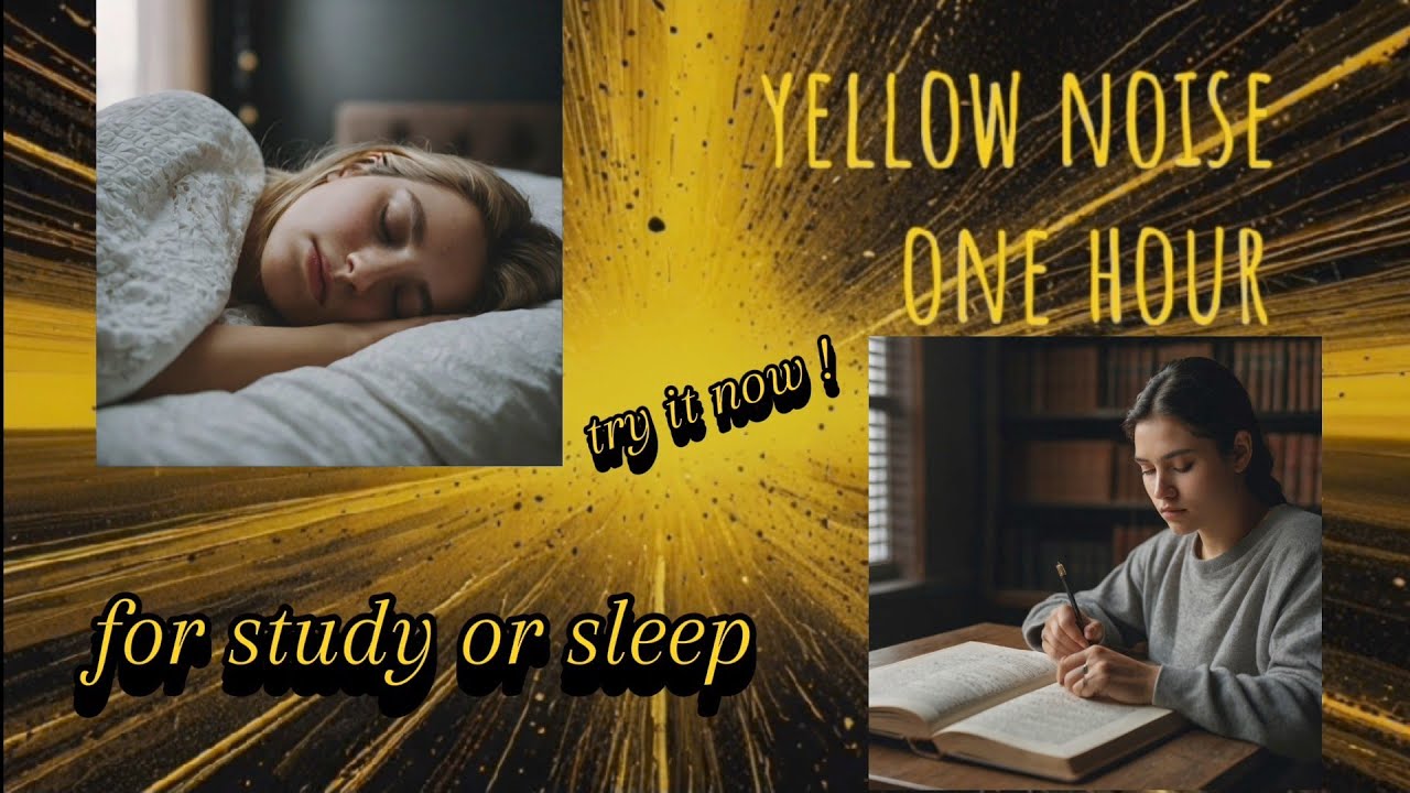 One hour of Yellow Noise - Color Sounds & Noises - 1h yellow noise ...