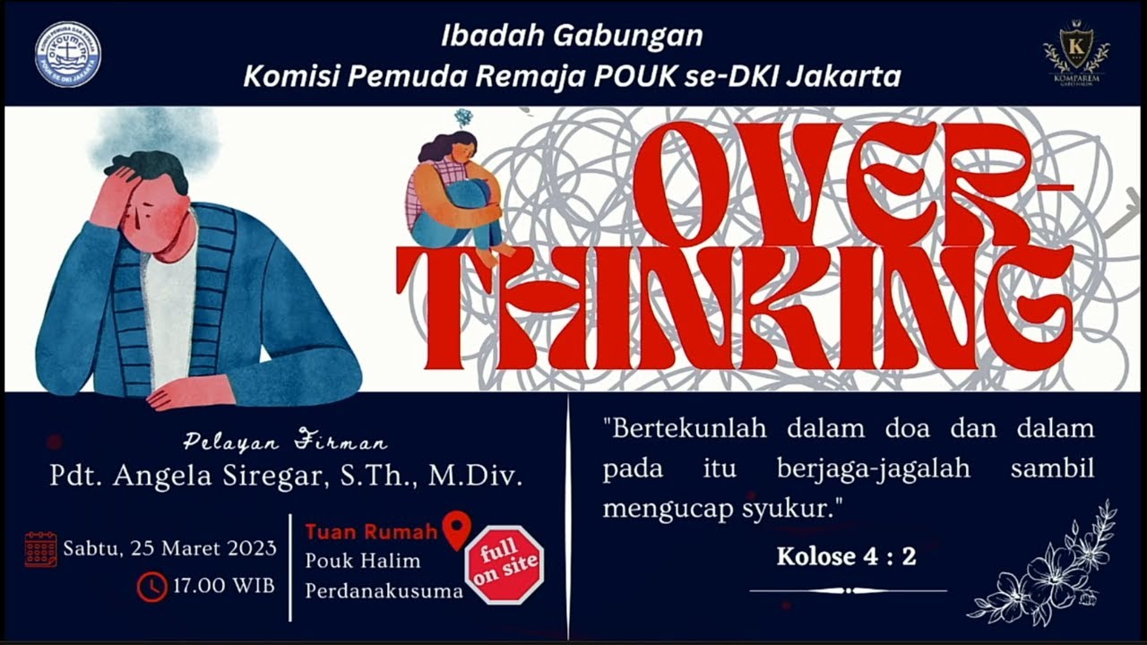 Ibadah Gabungan Komisi Pemuda Dan Remaja POUK Se-DKI Jakarta, Sabtu 25 ...