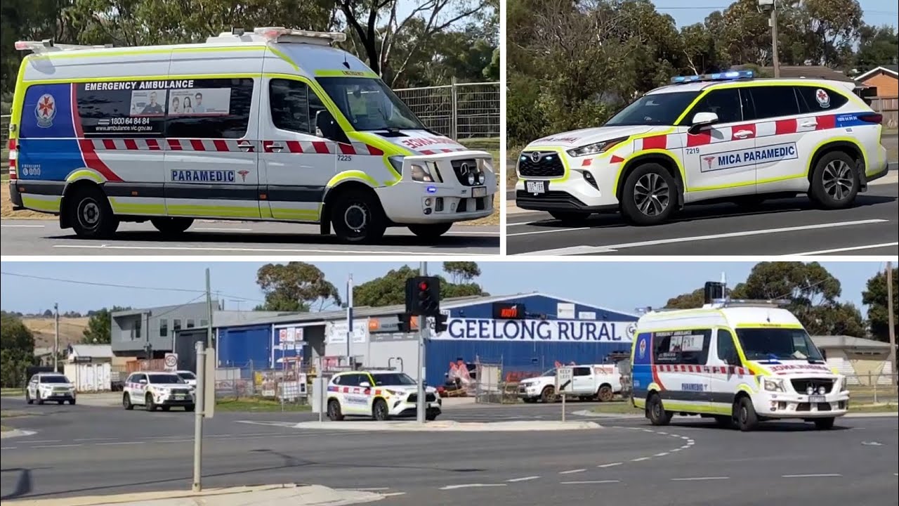 [Multiple] Ambulance Victoria AV MICA & MTAV responding code 1 - YouTube