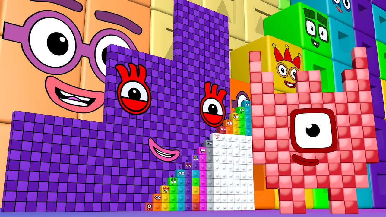 Amazing Numberblocks Puzzle Step Squad 100 till 100,000,000 MILLION ...
