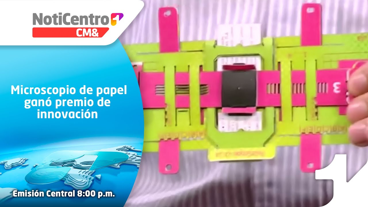 Microscopio de papel ganó premio de innovación - YouTube