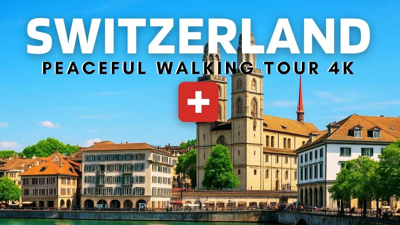 ZURICH SWITZERLAND City Walk 🇨🇭 | Relaxing Streets & Lake Views in 4K ...