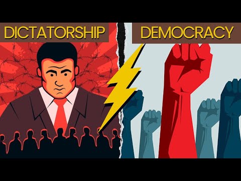 Difference between- DICTATORSHIP and DEMOCRACY || North Korea || India ...