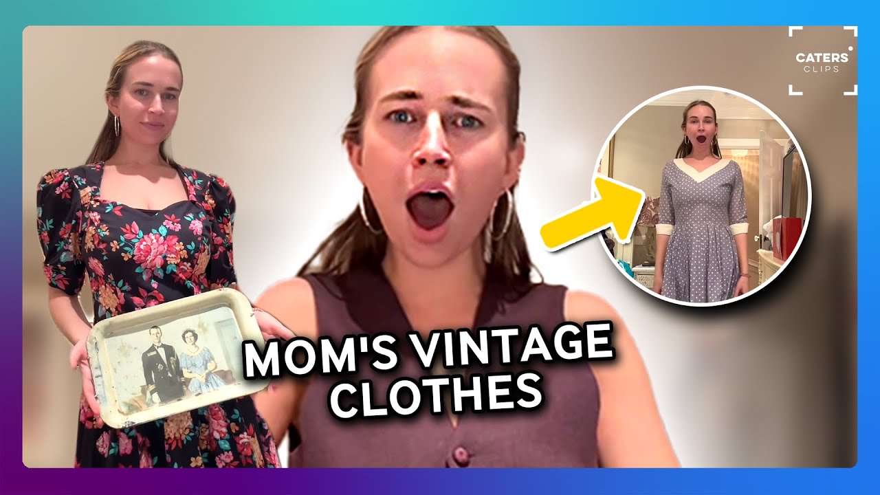 Trying On My Mom’s Vintage Clothes – Fashion Throwback! - YouTube