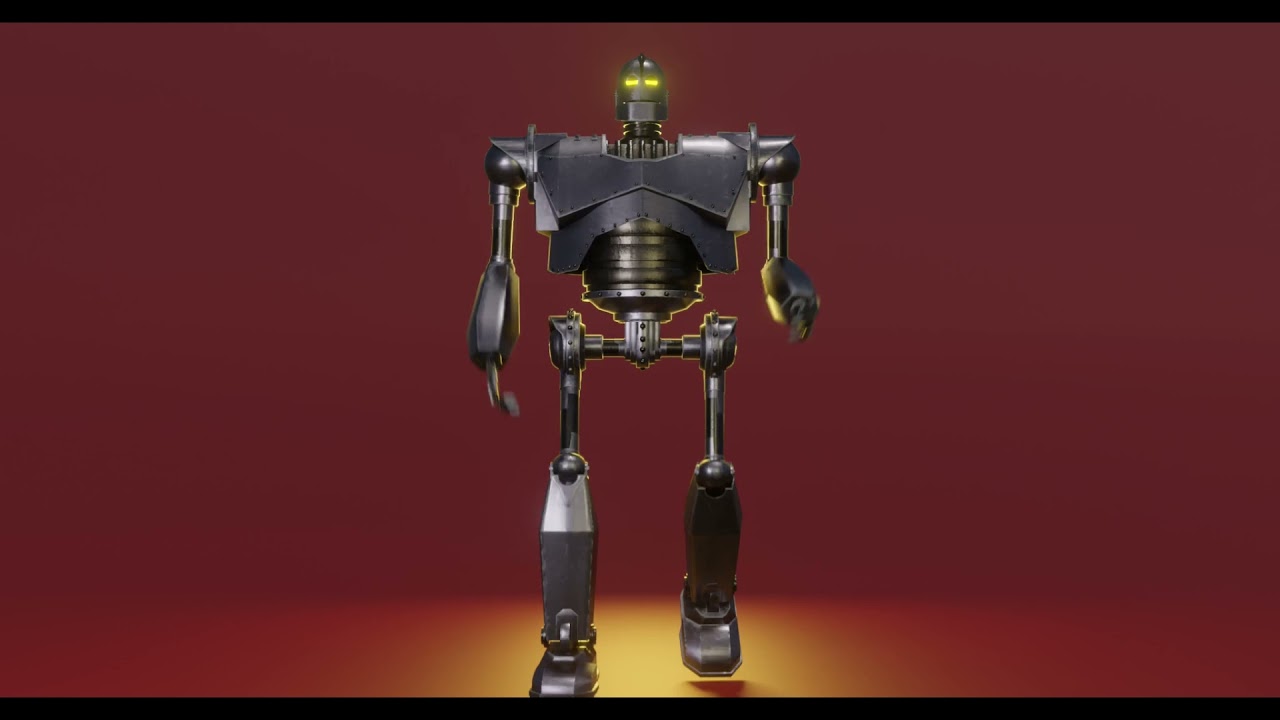 Iron Giant Animation Test - YouTube