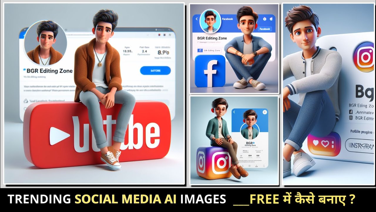 How to Make Social Media Trending AI Images।। Free Ai Generated Social ...