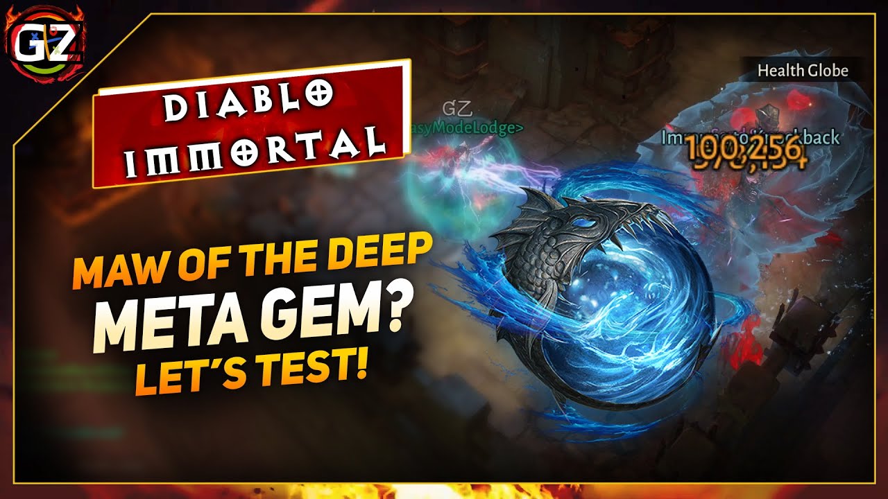 Maw of the Deep | New Five Star Meta Gem? | Lets Test | Diablo Immortal ...
