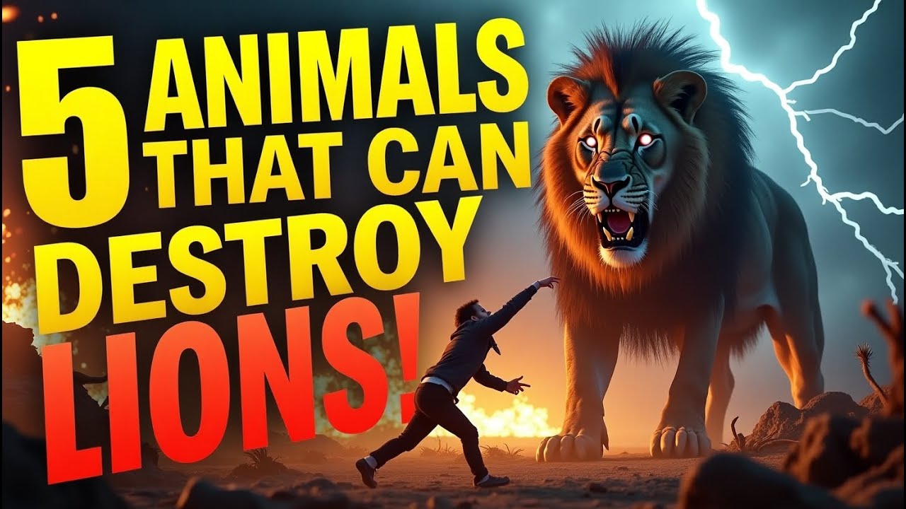 Top 5 Animals That Rival Lions in the Wild‼️🦁💥 - YouTube