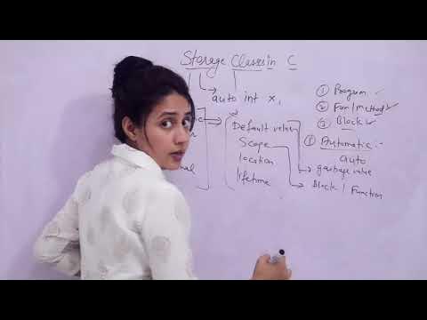 C_141 Types of Storage Classes in C - part 1 | auto storage class - YouTube